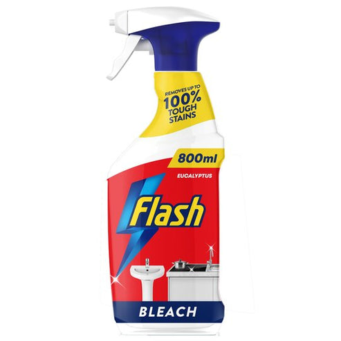Flash Cleaning Spray With Bleach Eucalyptus Scent 800Ml – Reboot Home ...